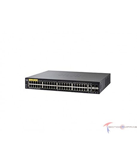 Swtich Cisco Sb SF350-48P-K9-NA Cisco SF350-48P 48-port 10/100 POE ...